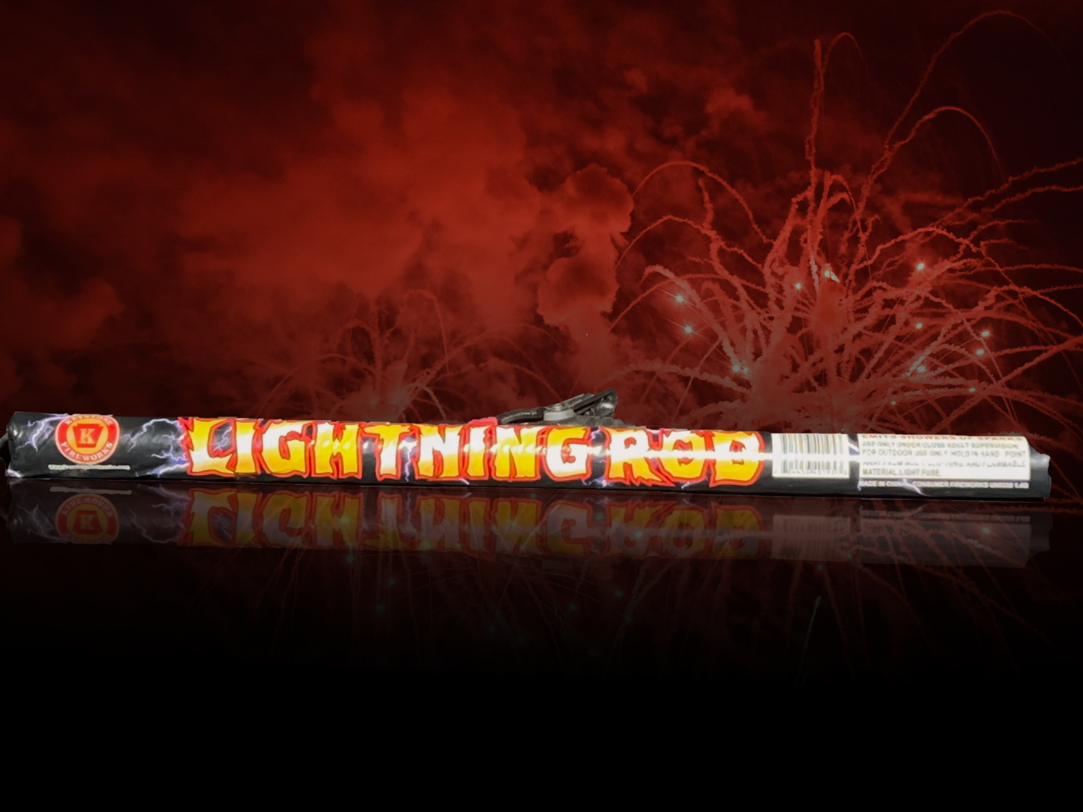 Lightning Rod Sparkler - Keystone Fireworks Tents